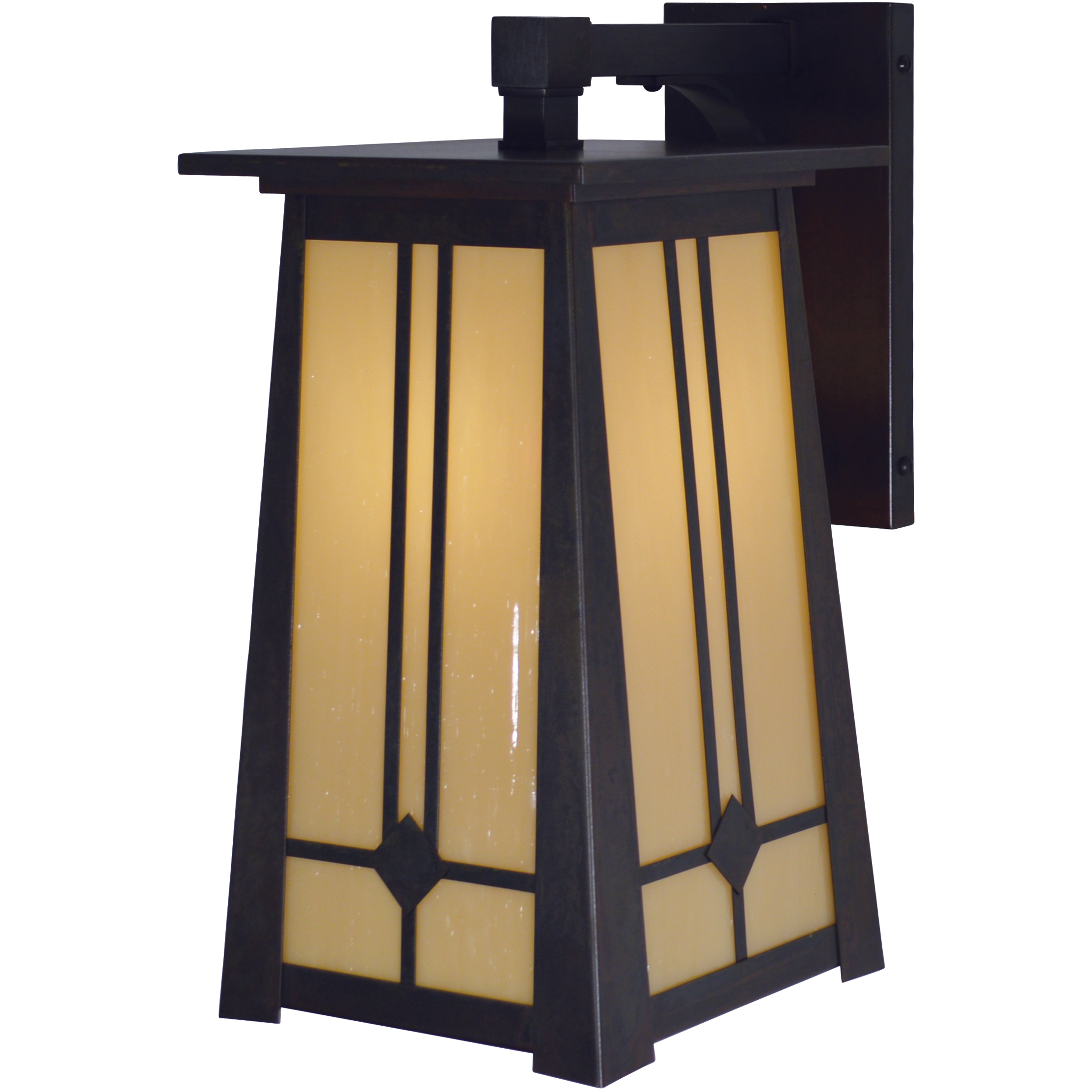 Arroyo Craftsman ABB-7CS-BZ Aberdeen 1 Light 14 inch Bronze Outdoor ...
