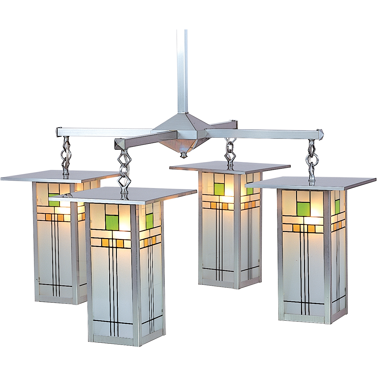 Franklin 4 Light 33.38 inch Bronze Chandelier Ceiling Light in Green ...