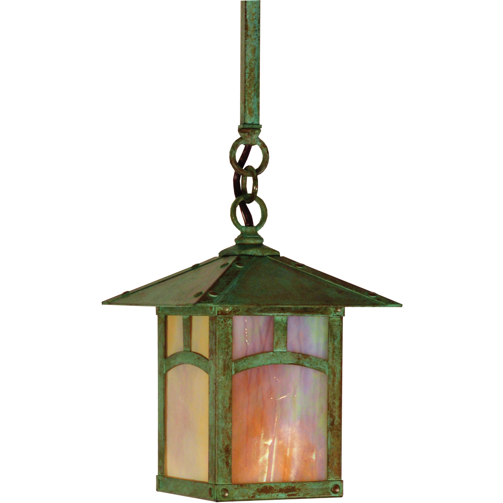 Evergreen 1 Light 9 inch Bronze Pendant Ceiling Light in Amber Mica, T ...